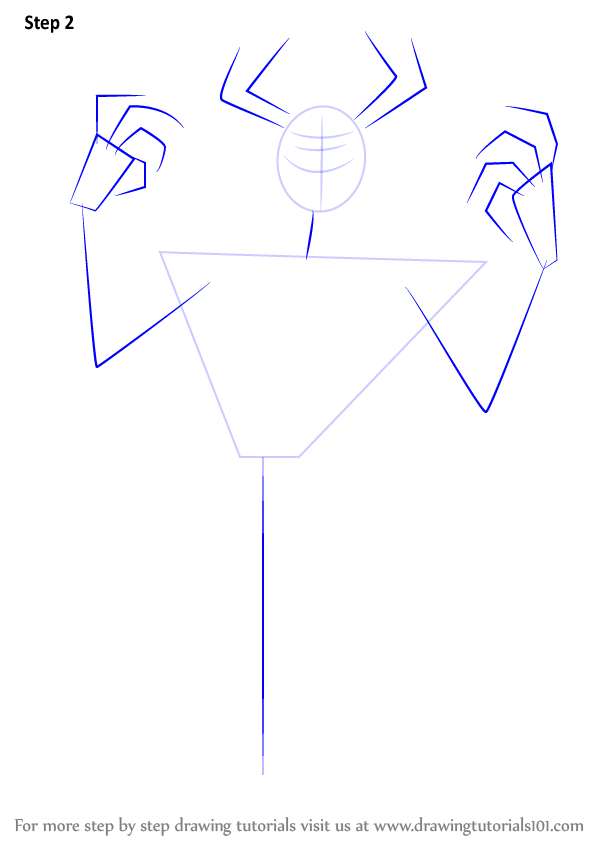 How To Draw X9 From Samurai Jack Printable Step By Step