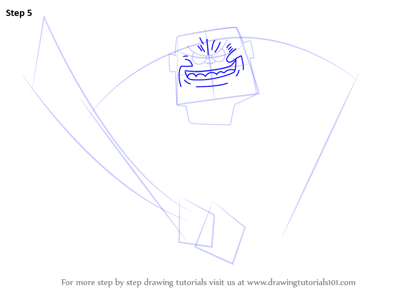 How to Draw The Guardian from Samurai Jack (Samurai Jack) Step by Step ...