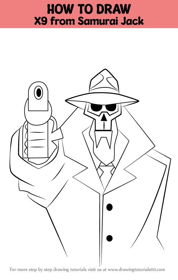 How to Draw X9 from Samurai Jack (Samurai Jack) Step by Step ...