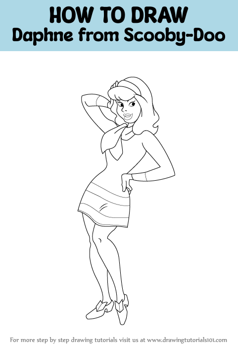 How to Draw Daphne from Scooby-Doo (Scooby-Doo) Step by Step ...