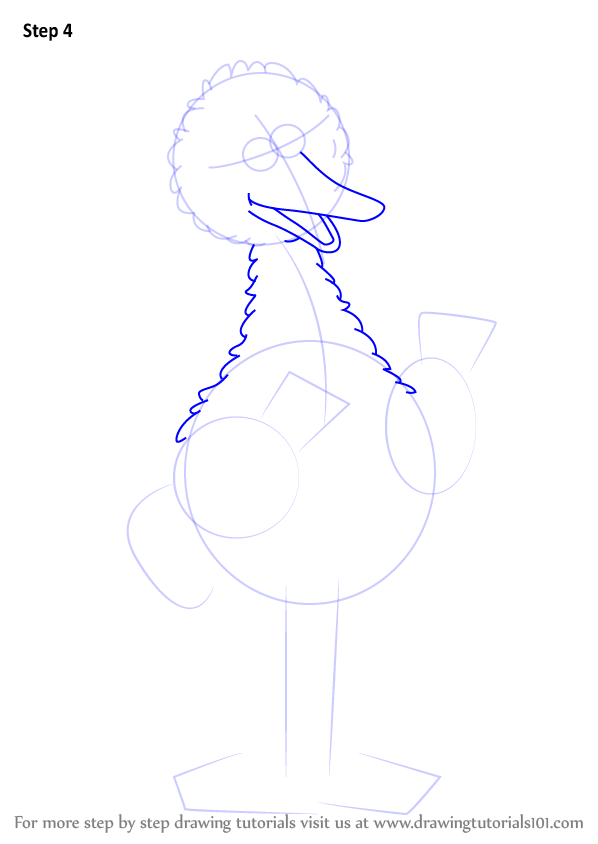 How to Draw Big Bird from Sesame Street (Sesame Street) Step by Step ...
