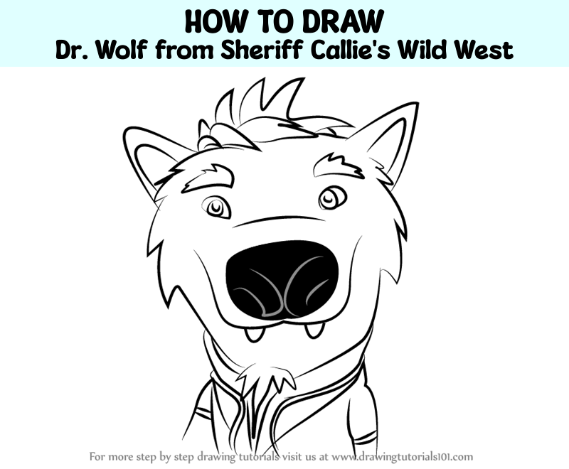 How to Draw Dr. Wolf from Sheriff Callie's Wild West (Sheriff Callie's ...