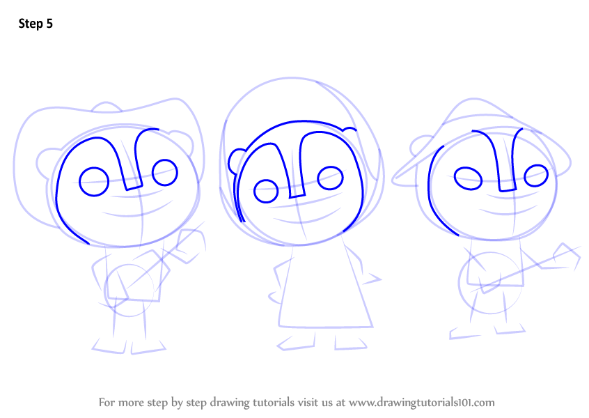 How to Draw Prairie Dog Trio from Sheriff Callie's Wild West (Sheriff ...