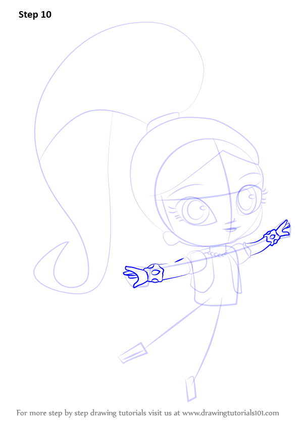 How to Draw Shimmer from Shimmer and Shine (Shimmer and Shine) Step by ...