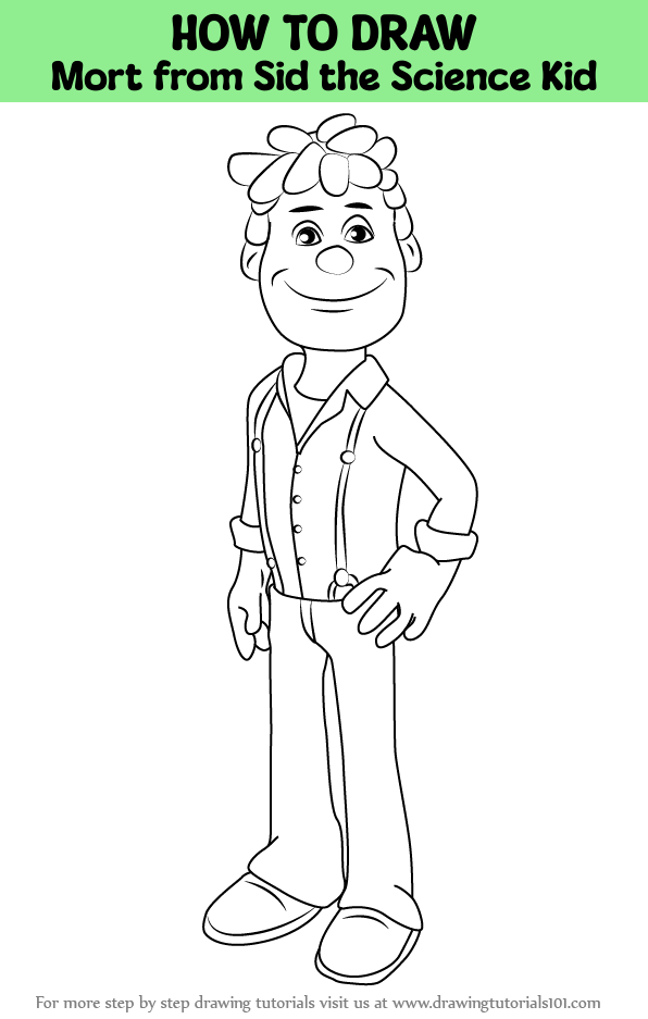 How to Draw Mort from Sid the Science Kid (Sid the Science Kid) Step by ...