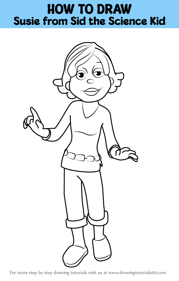 How to Draw Susie from Sid the Science Kid (Sid the Science Kid) Step ...