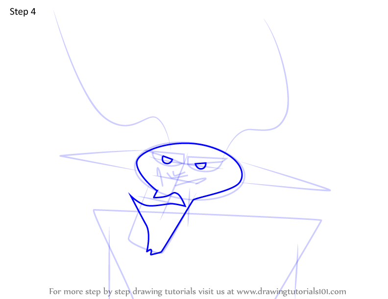 How to Draw Demon Teacher from Sidekick (Sidekick) Step by Step ...