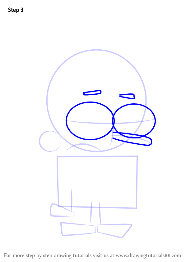 How to Draw Eric Needles from Sidekick (Sidekick) Step by Step ...