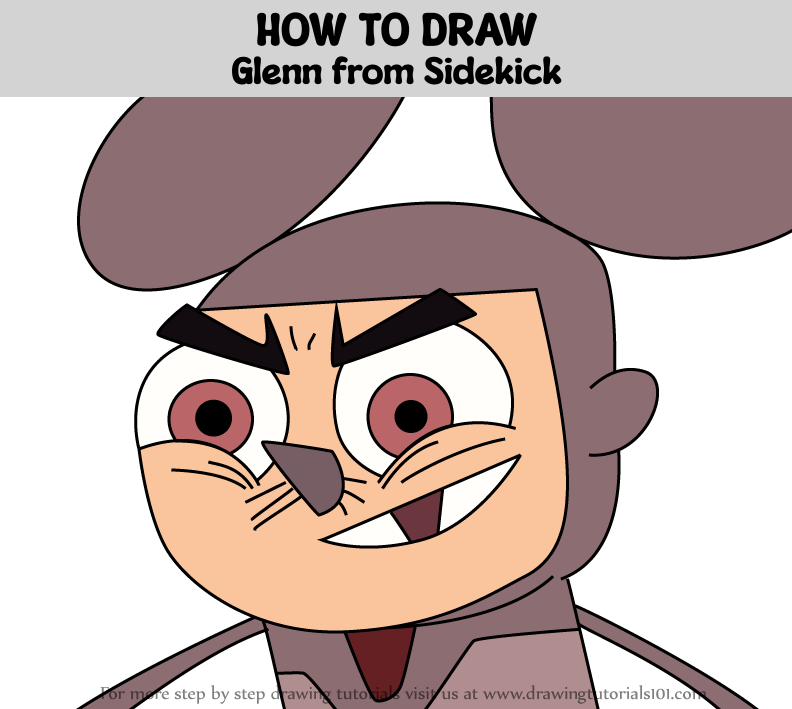 How to Draw Glenn from Sidekick (Sidekick) Step by Step ...