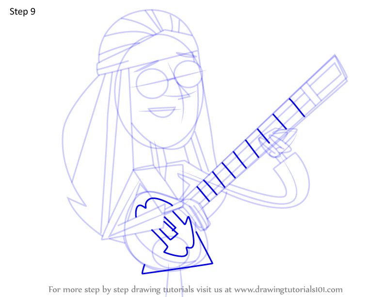 How to Draw Moon Ray Glama from Sidekick (Sidekick) Step by Step ...