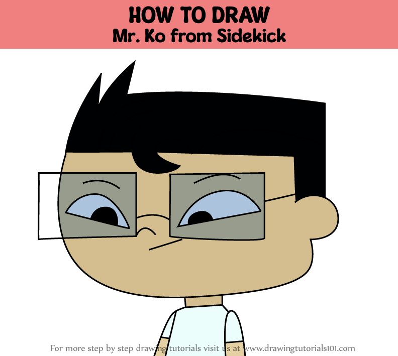 How to Draw Mr. Ko from Sidekick (Sidekick) Step by Step ...