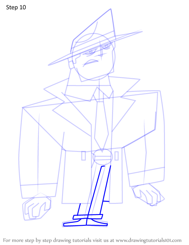 How to Draw The Superintendent from Sidekick (Sidekick) Step by Step ...