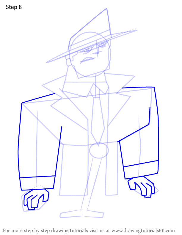 How to Draw The Superintendent from Sidekick (Sidekick) Step by Step ...