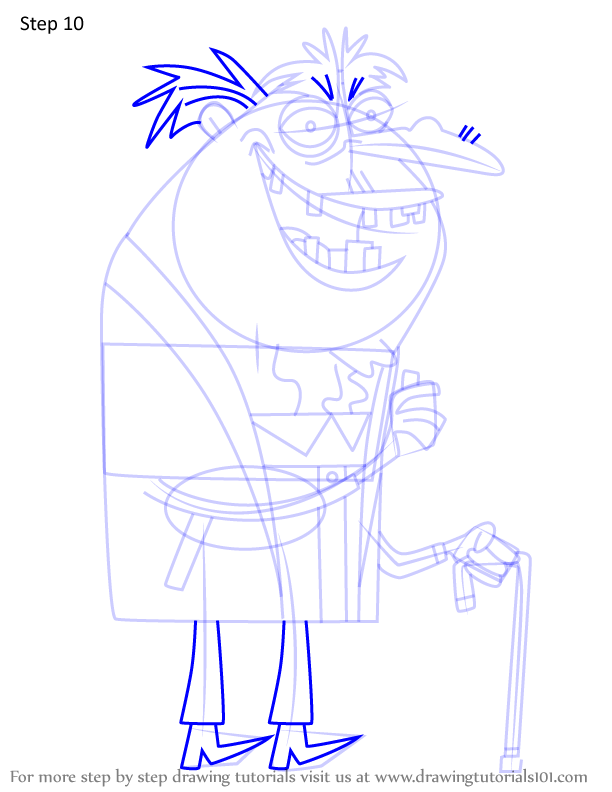 How to Draw Xenior XOX from Sidekick (Sidekick) Step by Step ...