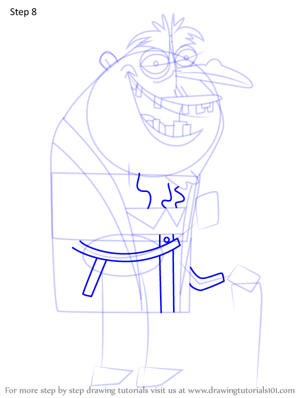 How to Draw Xenior XOX from Sidekick (Sidekick) Step by Step ...