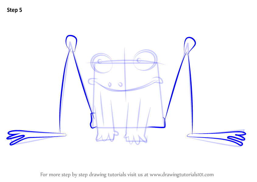 How to Draw Frog from Skunk Fu! (Skunk Fu!) Step by Step ...