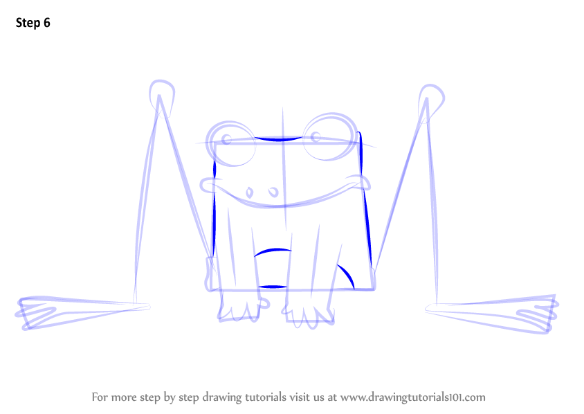 How to Draw Frog from Skunk Fu! (Skunk Fu!) Step by Step ...