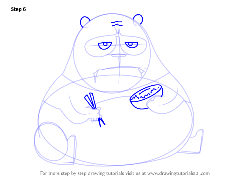 How to Draw Panda from Skunk Fu! (Skunk Fu!) Step by Step ...