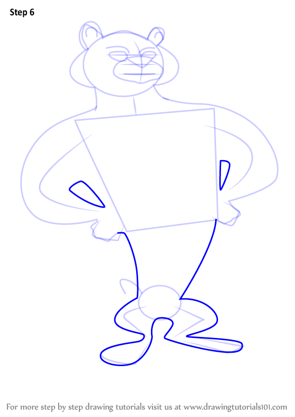 How to Draw Tiger from Skunk Fu! (Skunk Fu!) Step by Step ...