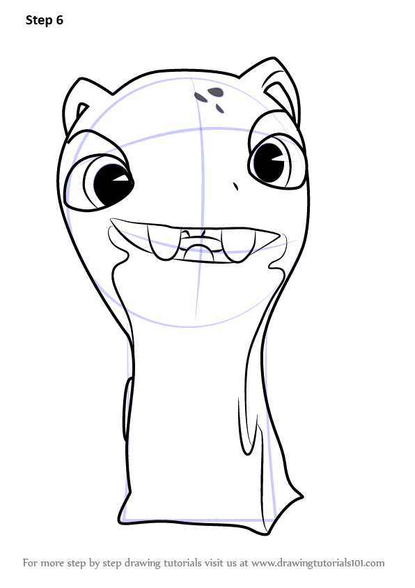 How to Draw Fandango from Slugterra (Slugterra) Step by Step ...