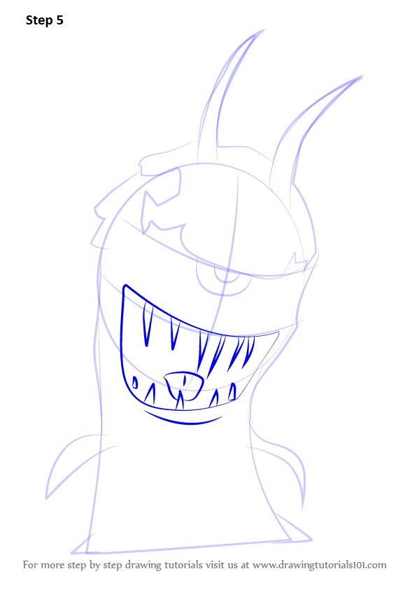 How to Draw Frostfang from Slugterra (Slugterra) Step by Step ...