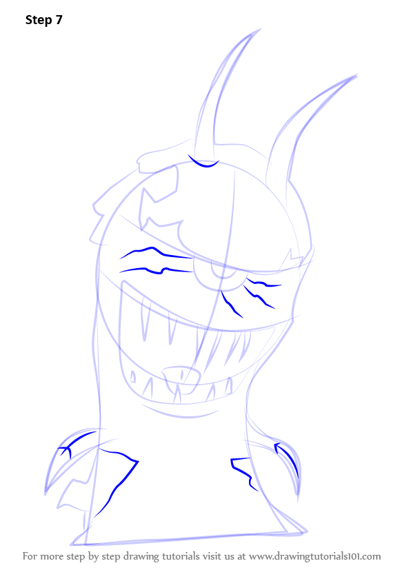 How to Draw Frostfang from Slugterra (Slugterra) Step by Step ...