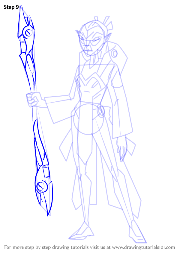 How to Draw Shanai from Slugterra (Slugterra) Step by Step ...