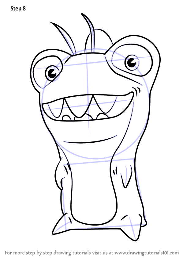How to Draw Thresher from Slugterra (Slugterra) Step by Step ...
