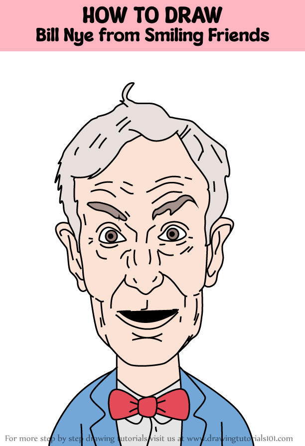 How to Draw Bill Nye from Smiling Friends (Smiling Friends) Step by ...