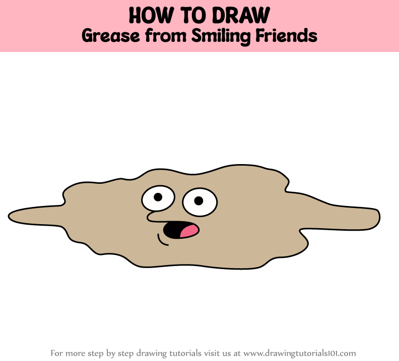 How to Draw Grease from Smiling Friends (Smiling Friends) Step by Step ...