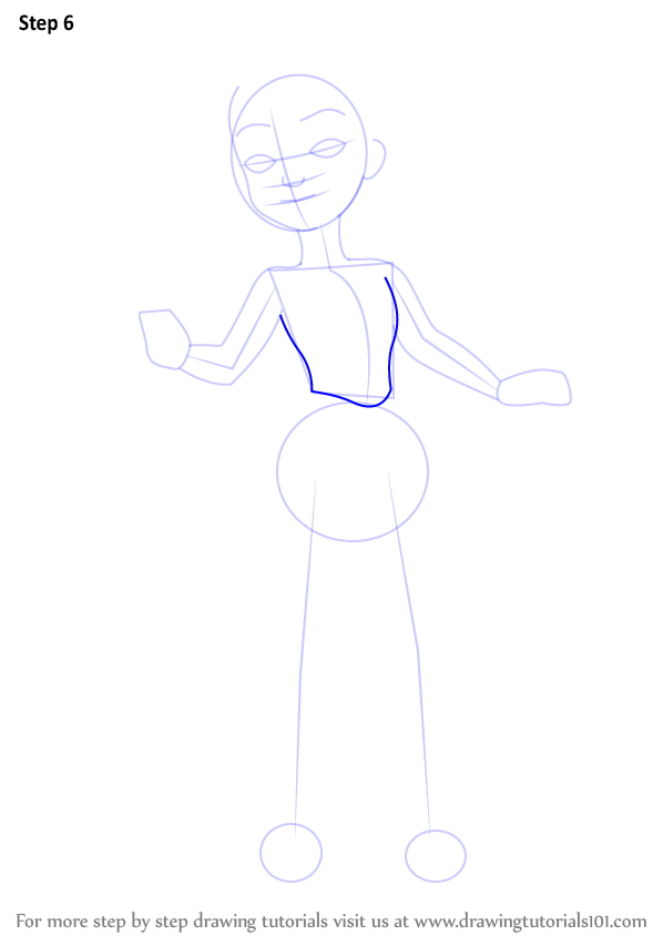 How to Draw Princess Amber from Sofia the First (Sofia the First) Step ...
