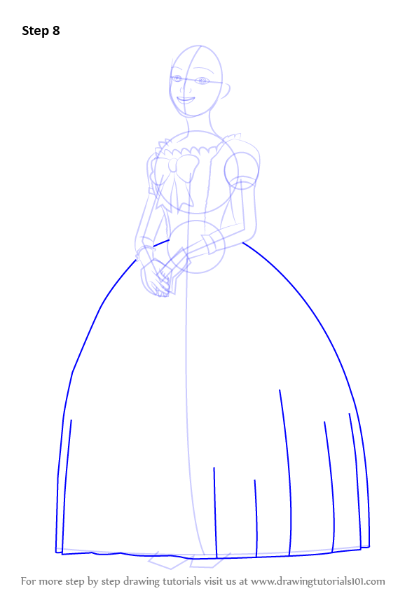 How to Draw Queen Miranda from Sofia the First (Sofia the First) Step ...