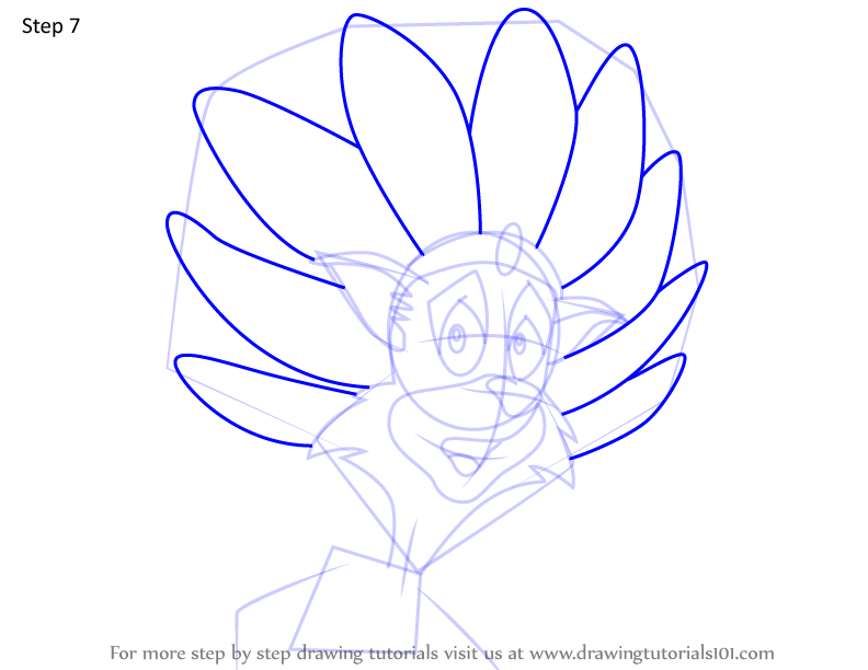 How to Draw Mantu from Sonic Underground (Sonic Underground) Step by ...