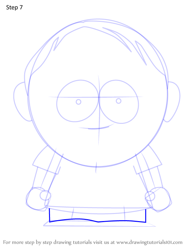How to Draw Alcoholics Anonymous Boy from South Park (South Park) Step by Step ...