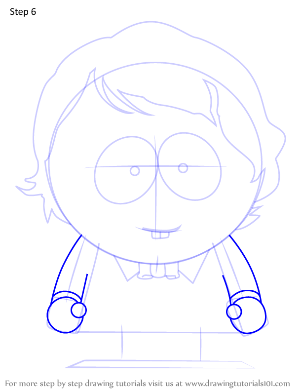 How to Draw Apple Replacement Friend from South Park (South Park) Step by Step ...