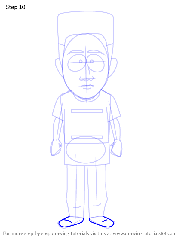 How to Draw Barkley from South Park (South Park) Step by Step ...