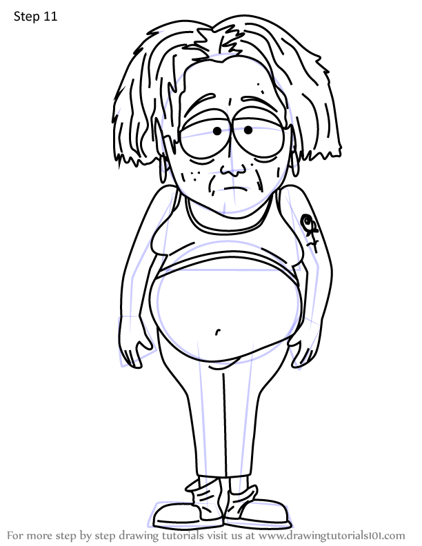 How to Draw Betsy MacIntosh from South Park (South Park) Step by Step ...