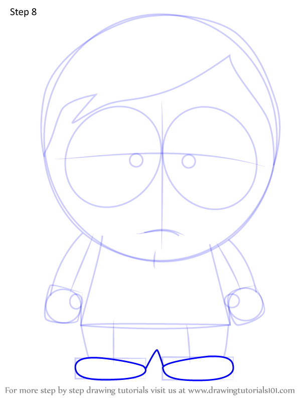 How to Draw Billy from South Park (South Park) Step by Step ...