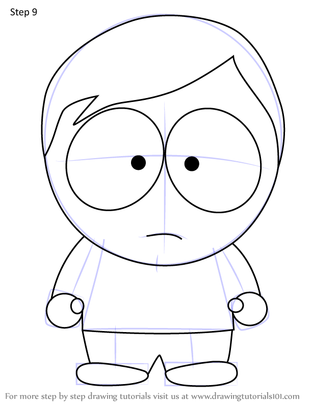 How to Draw Billy from South Park (South Park) Step by Step ...