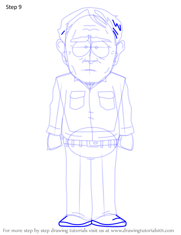 How to Draw Bob Summers from South Park (South Park) Step by Step ...
