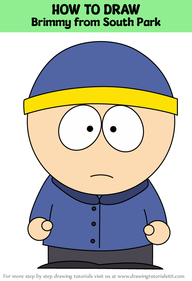 How to Draw Brimmy from South Park (South Park) Step by Step | DrawingTutorials101.com
