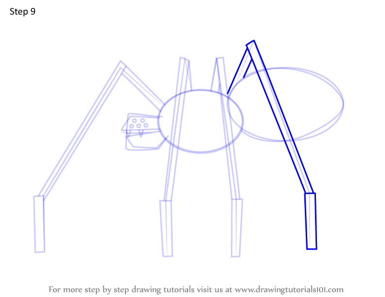 How to Draw Canadian Barking Spider from South Park (South Park) Step ...