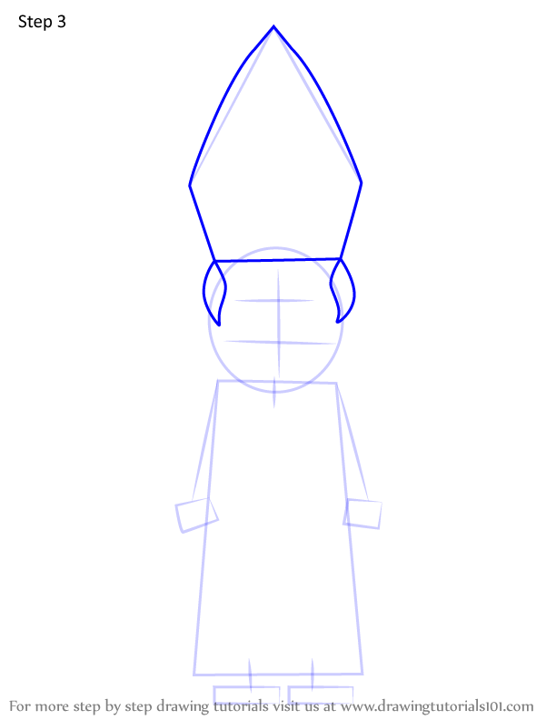 How to Draw Canadian Bishop from South Park (South Park) Step by Step ...