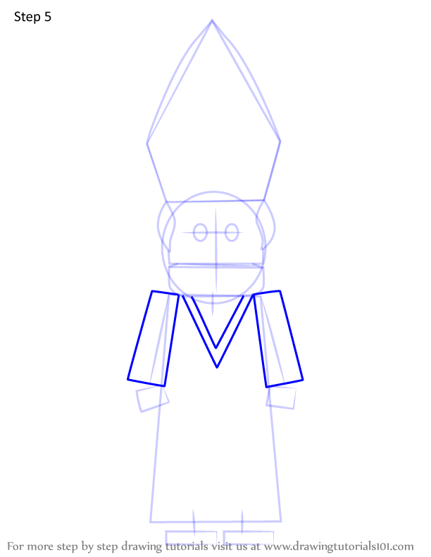 How to Draw Canadian Bishop from South Park (South Park) Step by Step ...