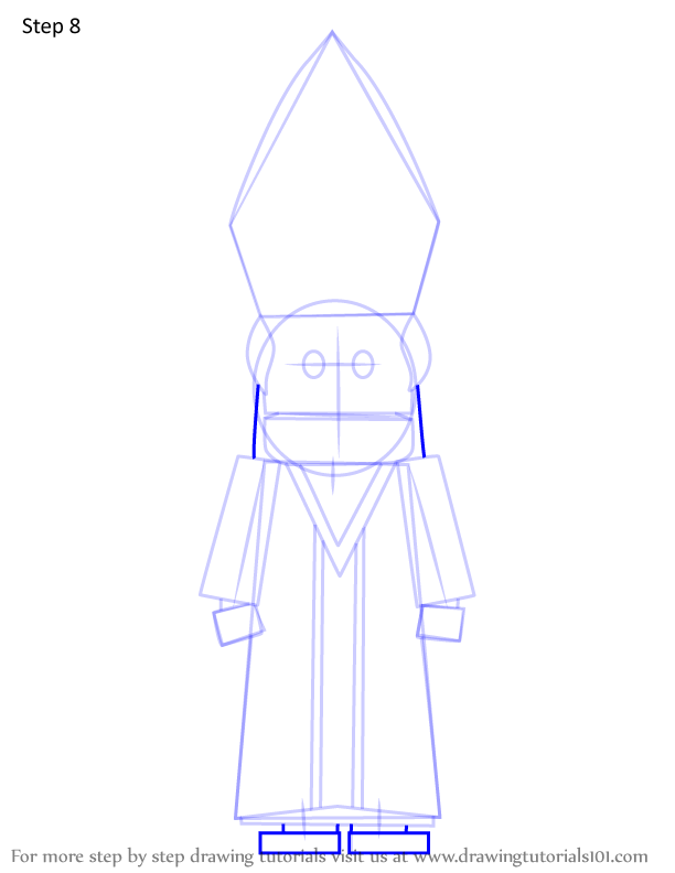 How to Draw Canadian Bishop from South Park (South Park) Step by Step ...