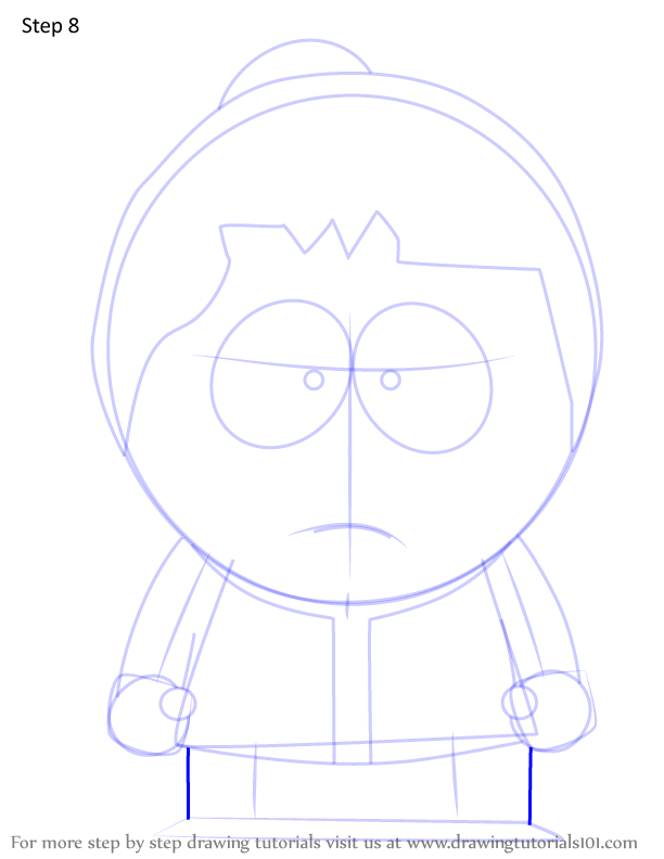 How to Draw Cartman's Sister from South Park (South Park) Step by Step ...