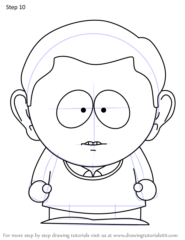 How to Draw Casey Miller from South Park (South Park) Step by Step | DrawingTutorials101.com
