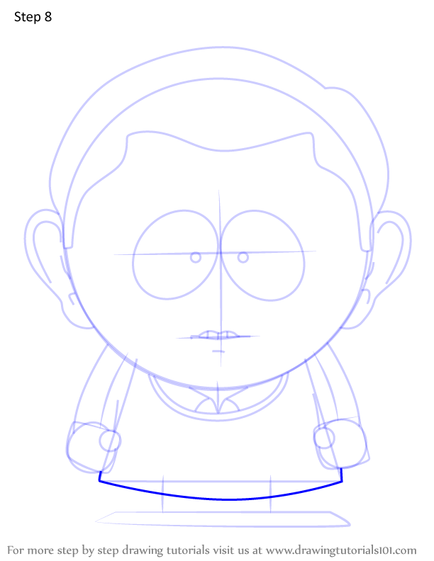 How to Draw Casey Miller from South Park (South Park) Step by Step | DrawingTutorials101.com