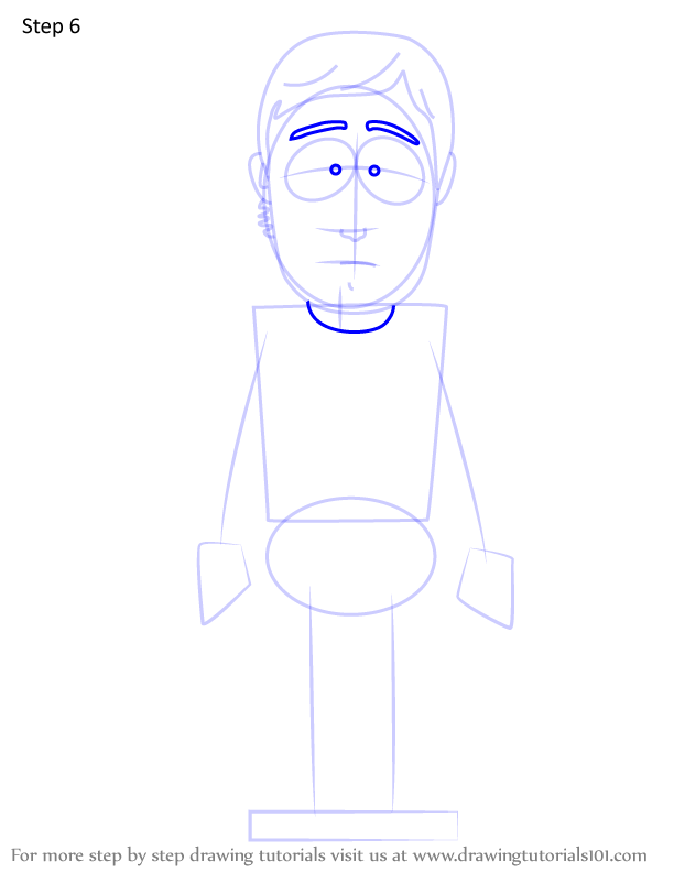 How to Draw Chris Holt from South Park (South Park) Step by Step ...