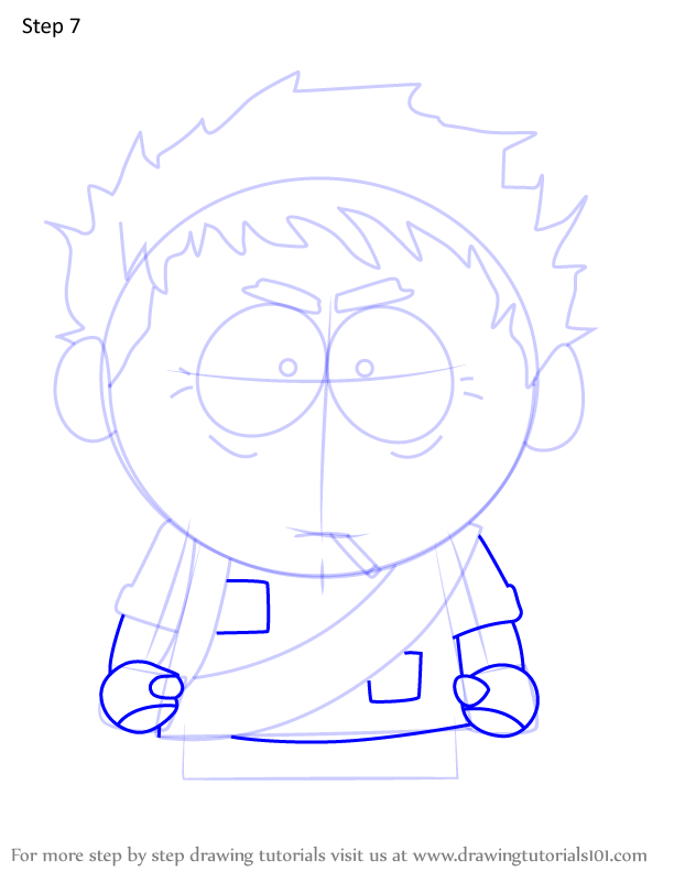 How to Draw Christophe from South Park (South Park) Step by Step ...